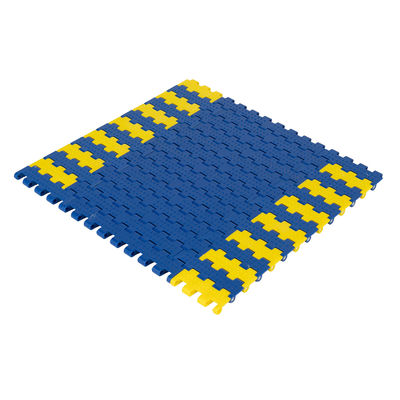 Cinturón transportador de plástico modular de tapa plana para cajas de ...